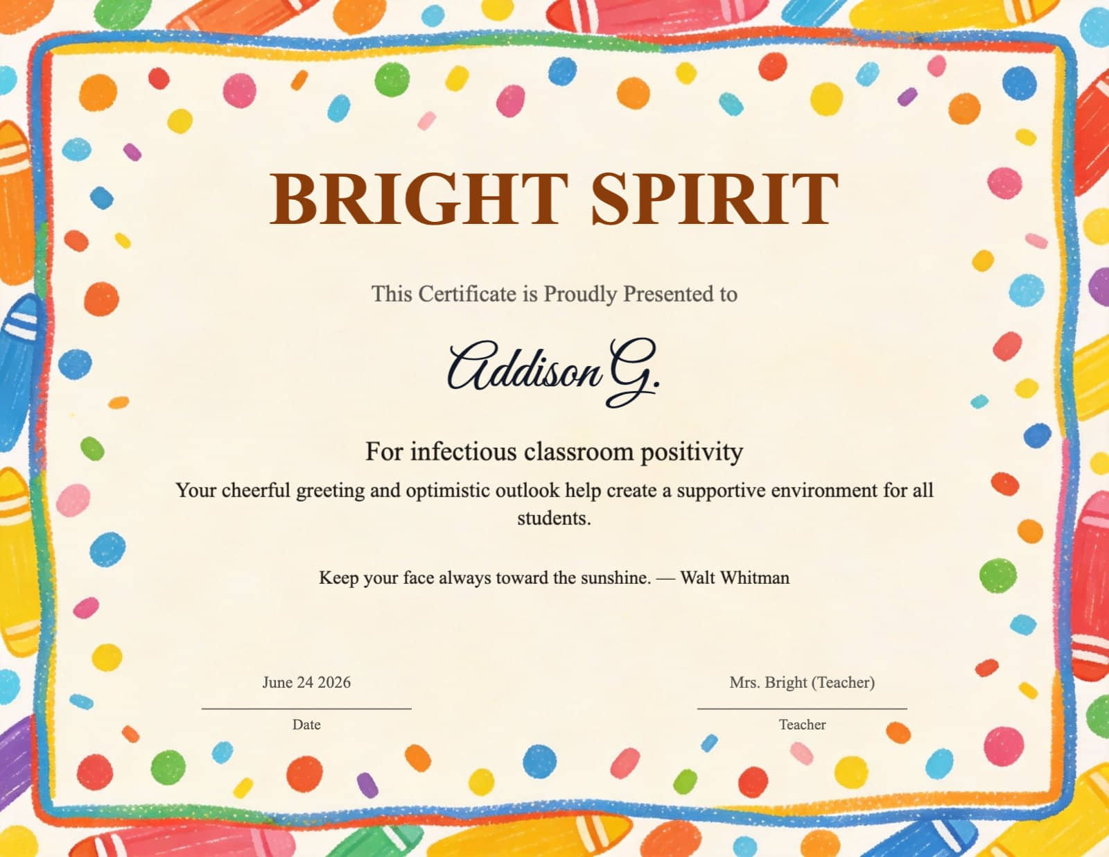 Classroom Award — Free Batch Certificate Maker for Teachers